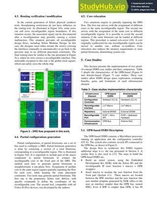 A NoC-Based Infrastructure To Enable Dynamic Self Reconfigurable Systems | PDF