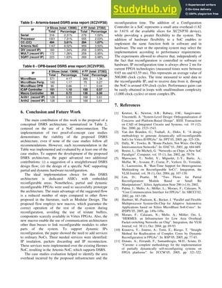 A NoC-Based Infrastructure To Enable Dynamic Self Reconfigurable Systems | PDF
