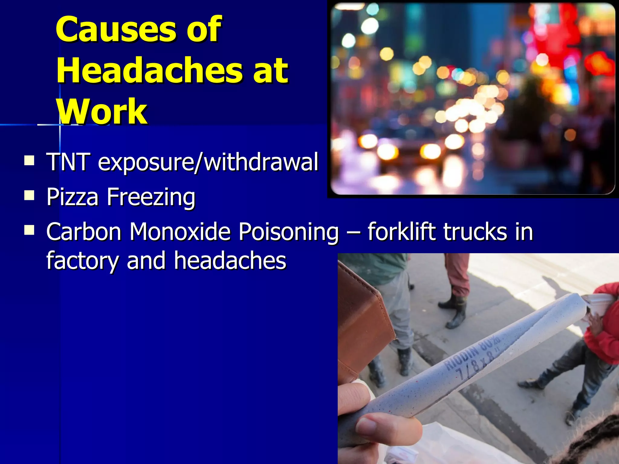 An Occupational Health Approach to Managing Migraine: Dr Tom Donnelly | PPT