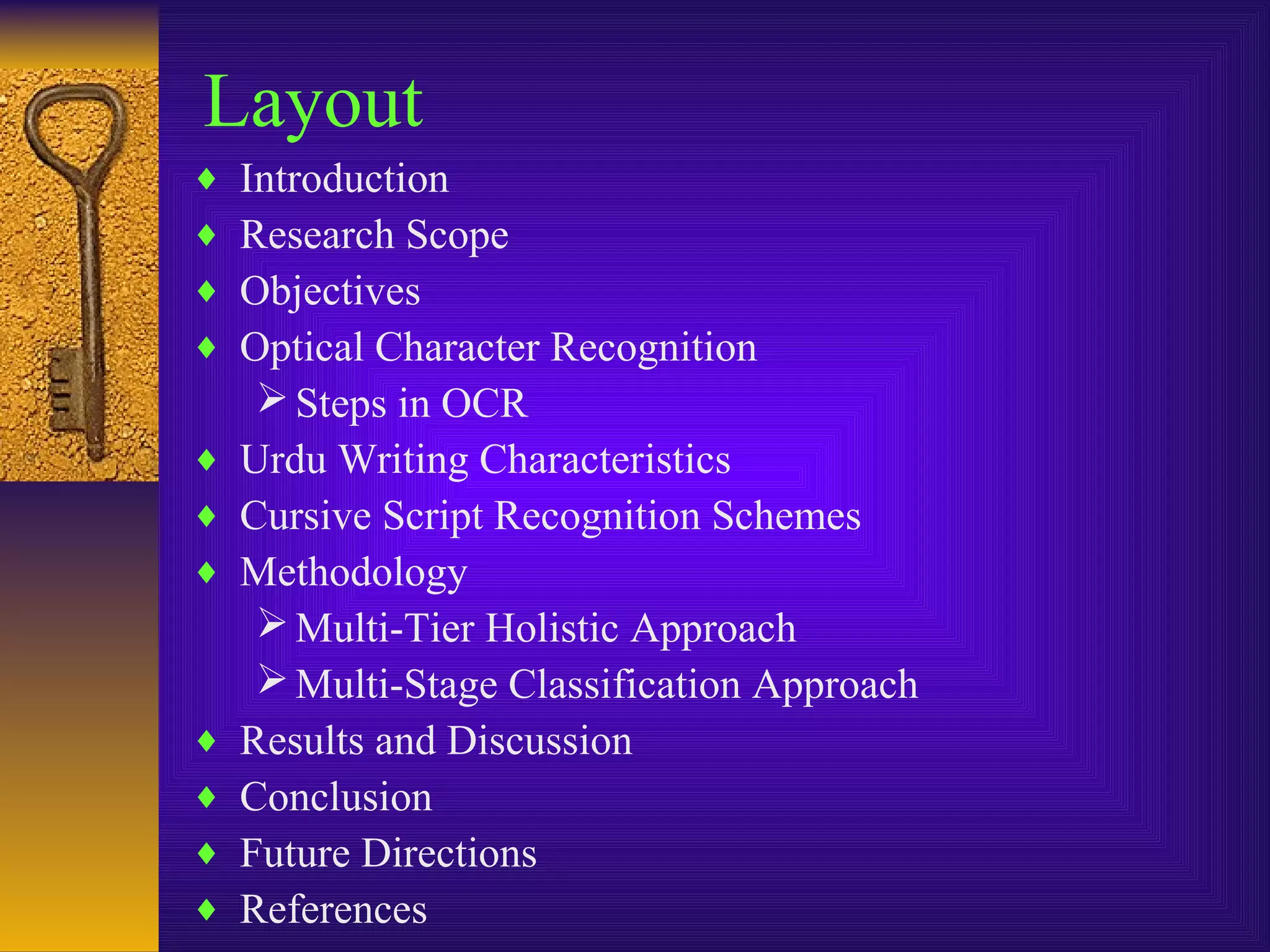 An Ocr System For Recognition Of Urdu Text In Nastaliq Font Ppt