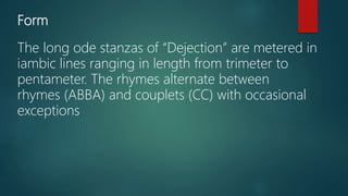 An ode dejection | PPTX