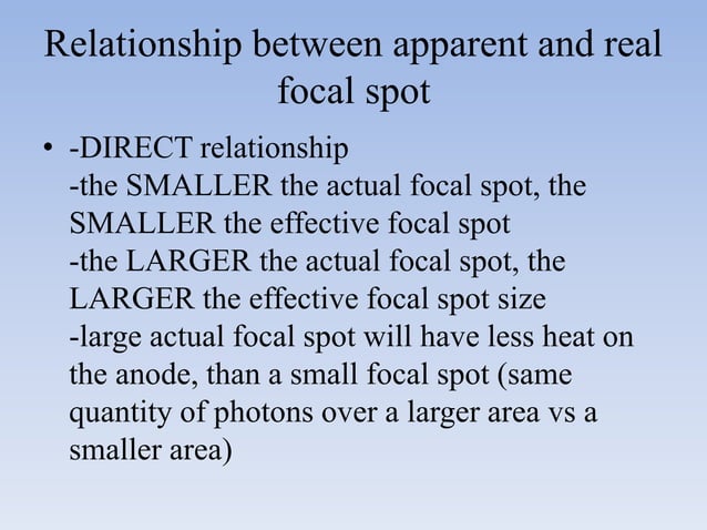 Anode heel effect, line focus principle, | PPTX | Chemistry | Science