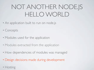 A nodejs application | PPT