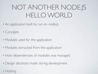 A nodejs application | KEY