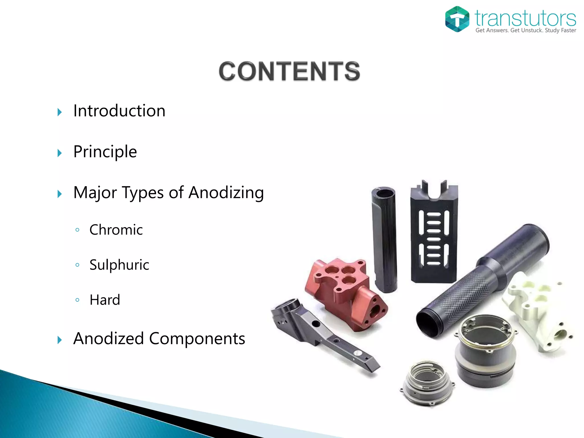 Anodizing | Mechanical Engineering | PPTX