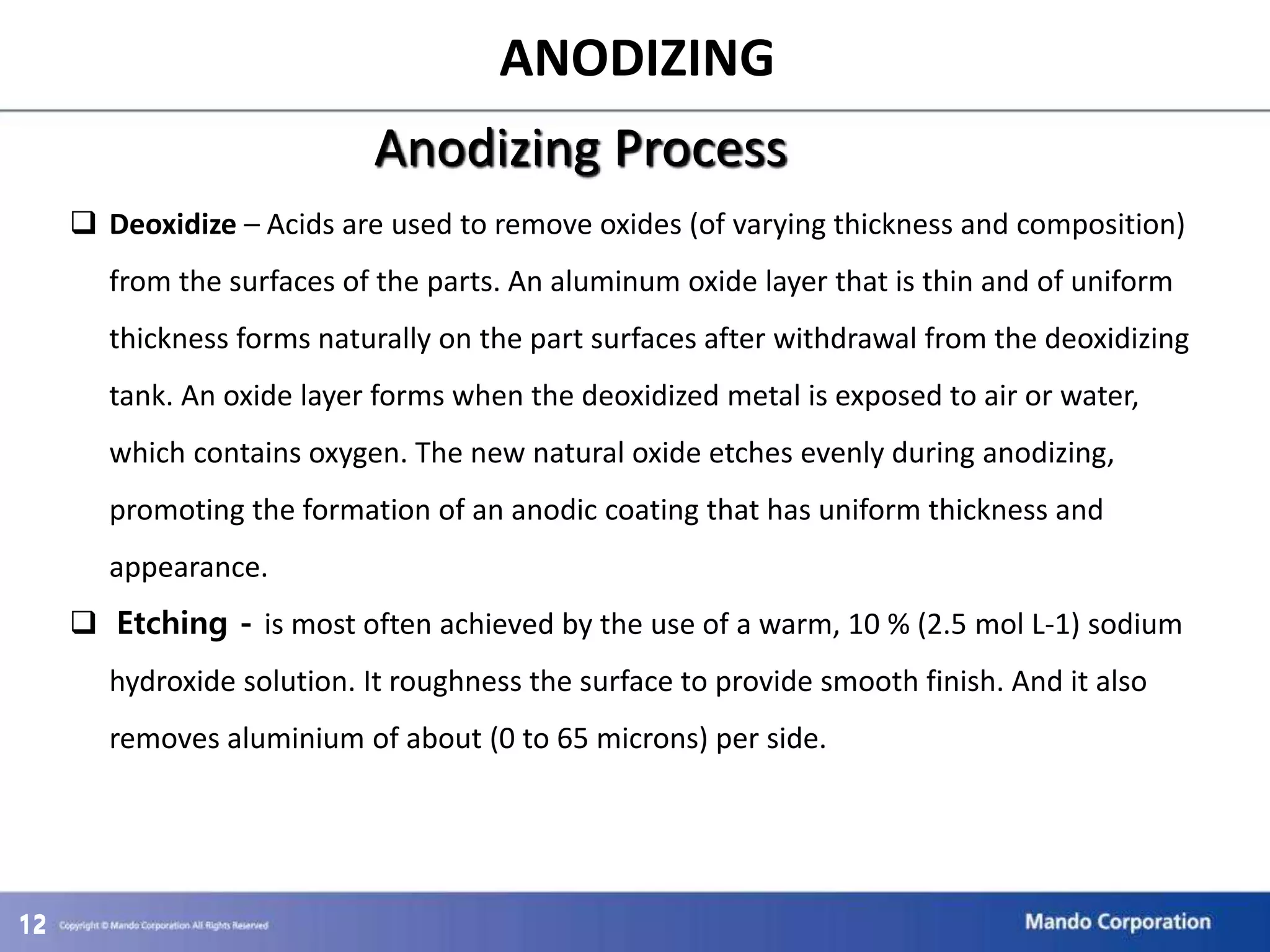 Anodizing | PPTX