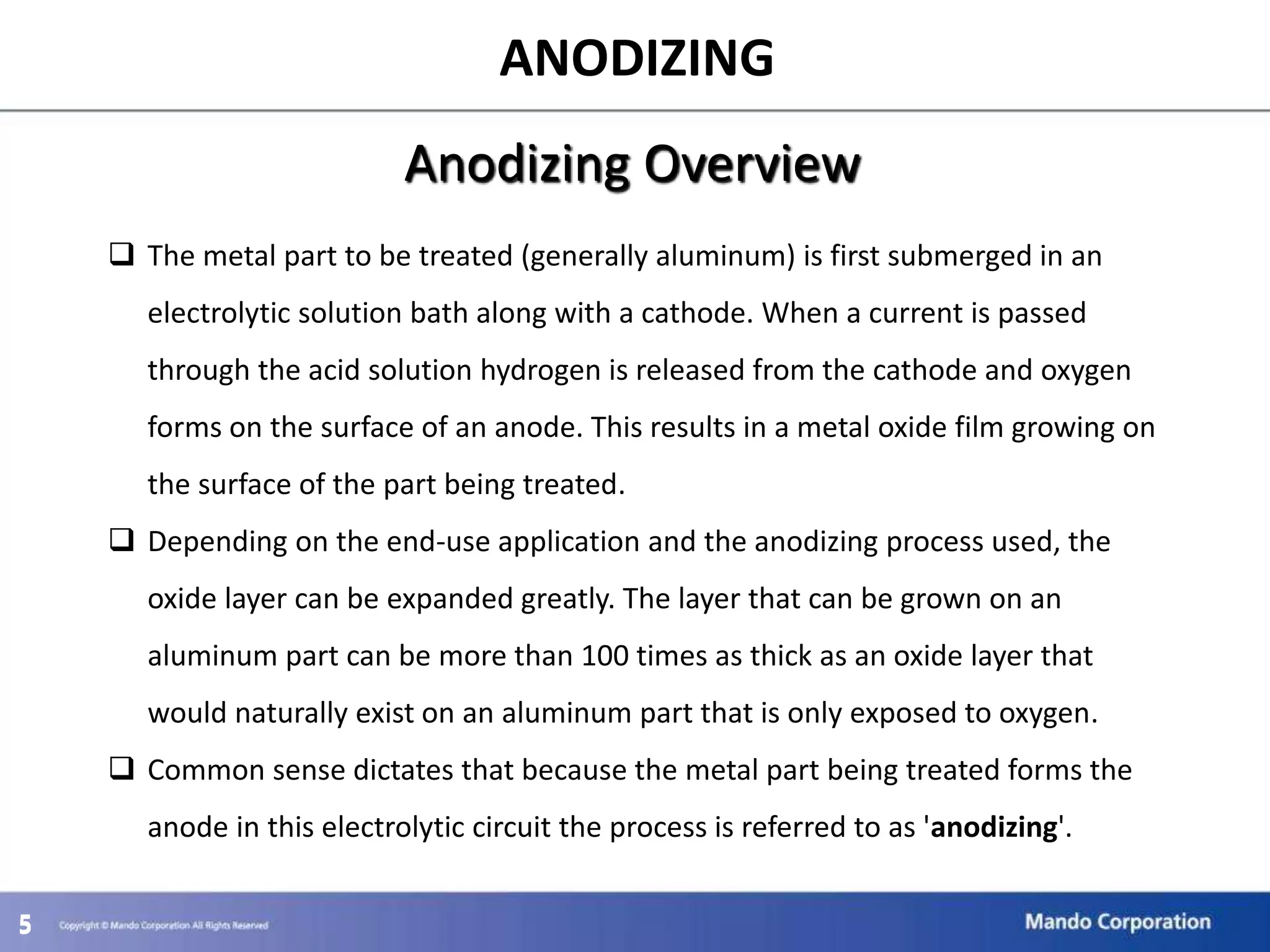 Anodizing | PPTX