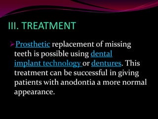 Anodontia | PPTX