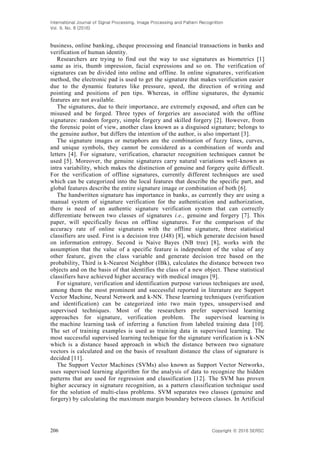 An offline signature verification using pixels intensity levels | PDF