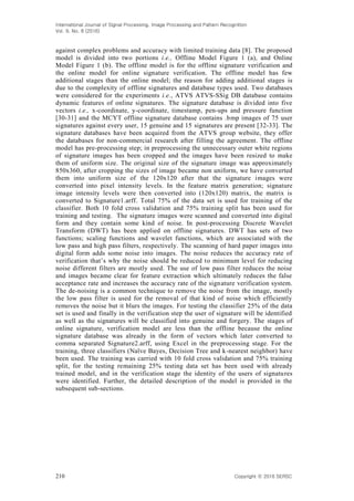 An offline signature verification using pixels intensity levels | PDF