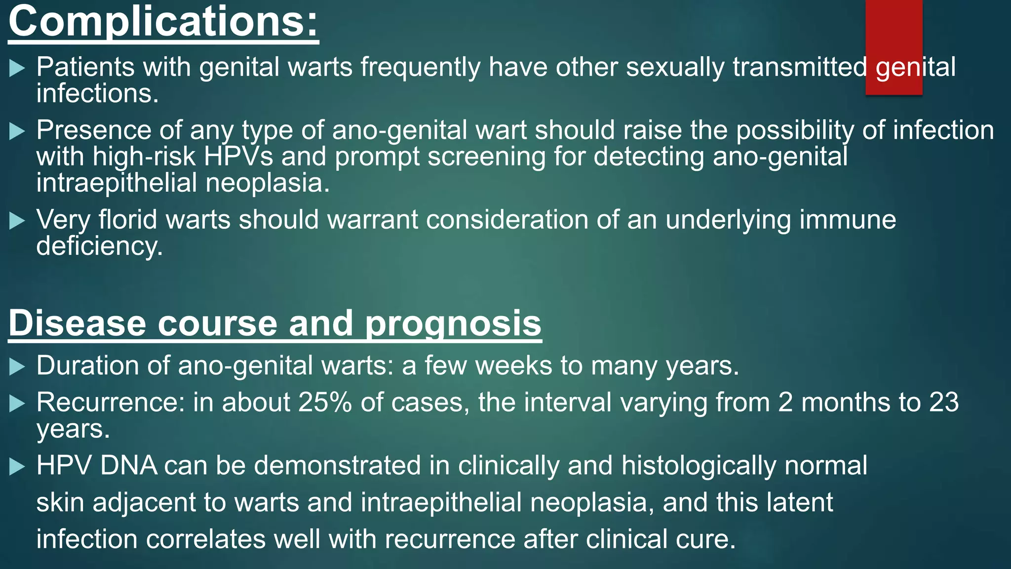 Anogenital warts | PPTX