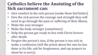 ANOINTING-OF-THE-SICK.pptx | Christianity | Religion & Spirituality