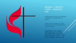 Anointing of the holy spirit | PPTX
