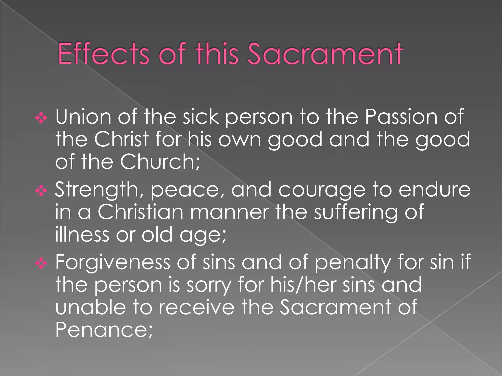 Anointing of the sick | PPT