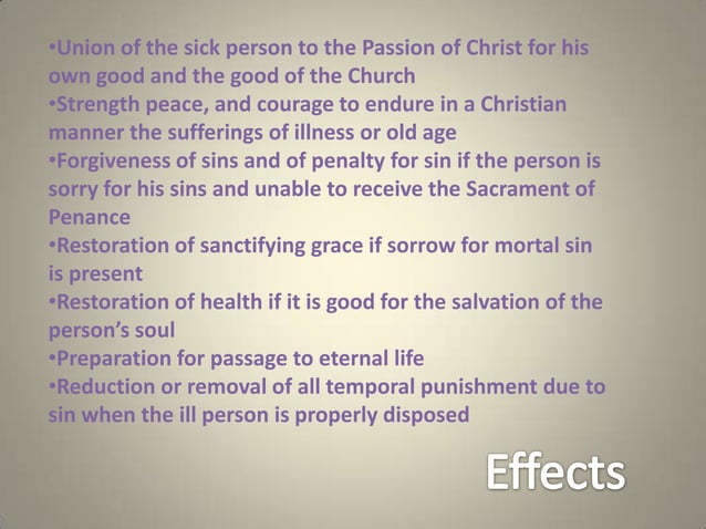 Anointing of the sick! | PPT