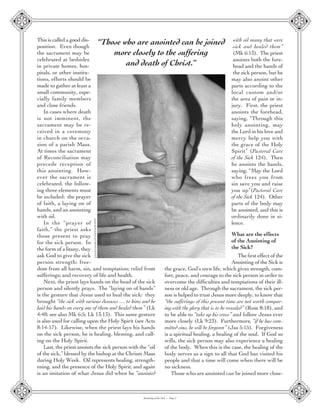 Anointing of the sick | PDF