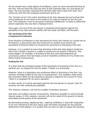 Anointing of the sick | PDF