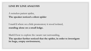 A Noiseless Patient Spider.pptx