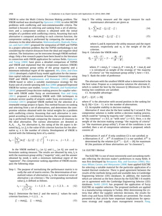 mcdm method application in sugar factory | PDF