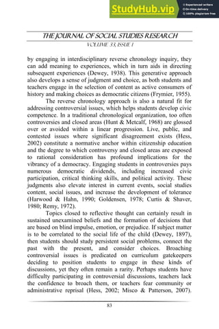 An Old Fad Of Great Promise Reverse Chronology History Teaching In ...