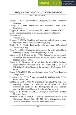 An Old Fad Of Great Promise Reverse Chronology History Teaching In ...