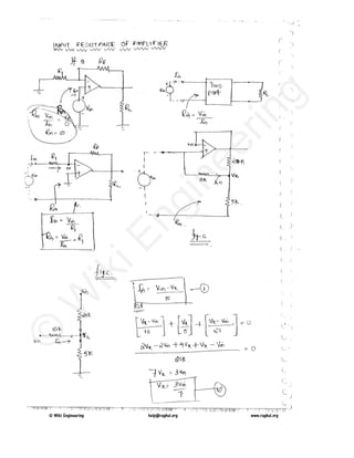 Analog Electronics HandWritten Notes | PDF