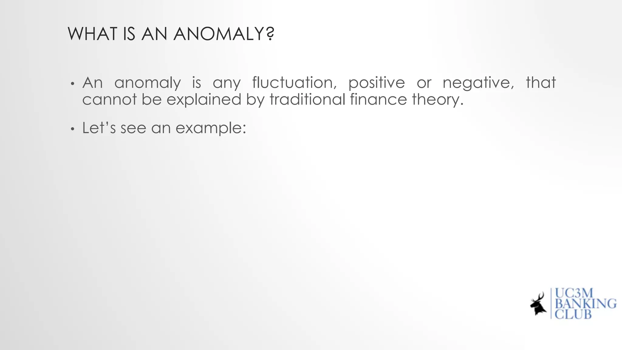 Anomalies in Financial Markets | PDF