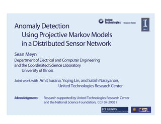 Anomaly Detection Using Projective Markov Models | PDF | Technology & Computing