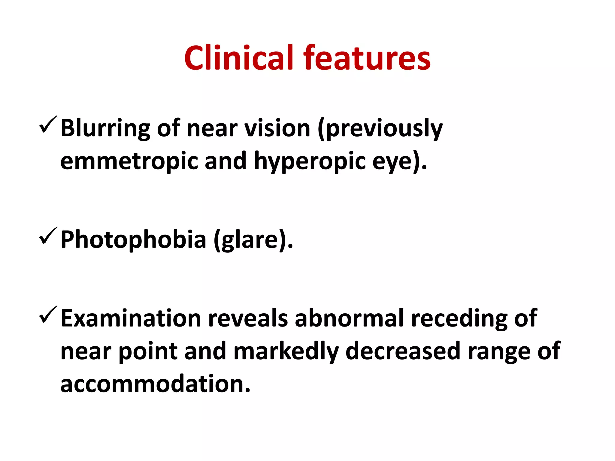 Anomalies of accommodation, convergence & its management | PPTX