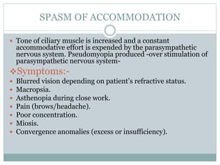 Anomalies of accomodation ‫‬ | PPTX