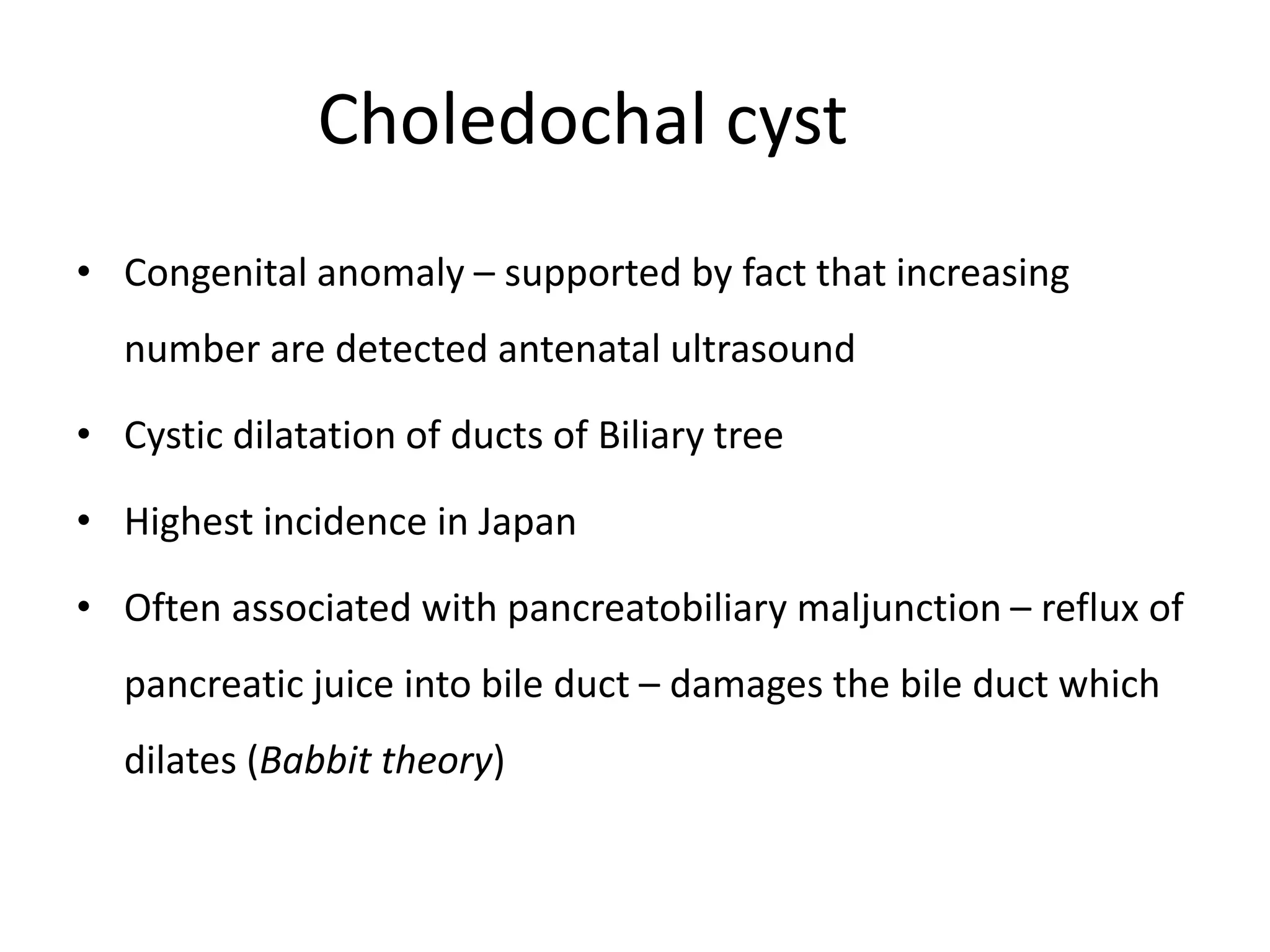 Anomalies of biliary tree | PPTX