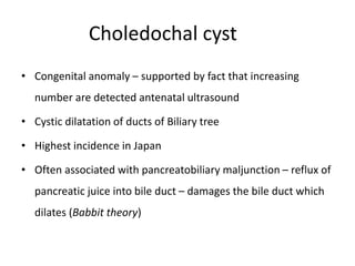 Anomalies of biliary tree | PPTX