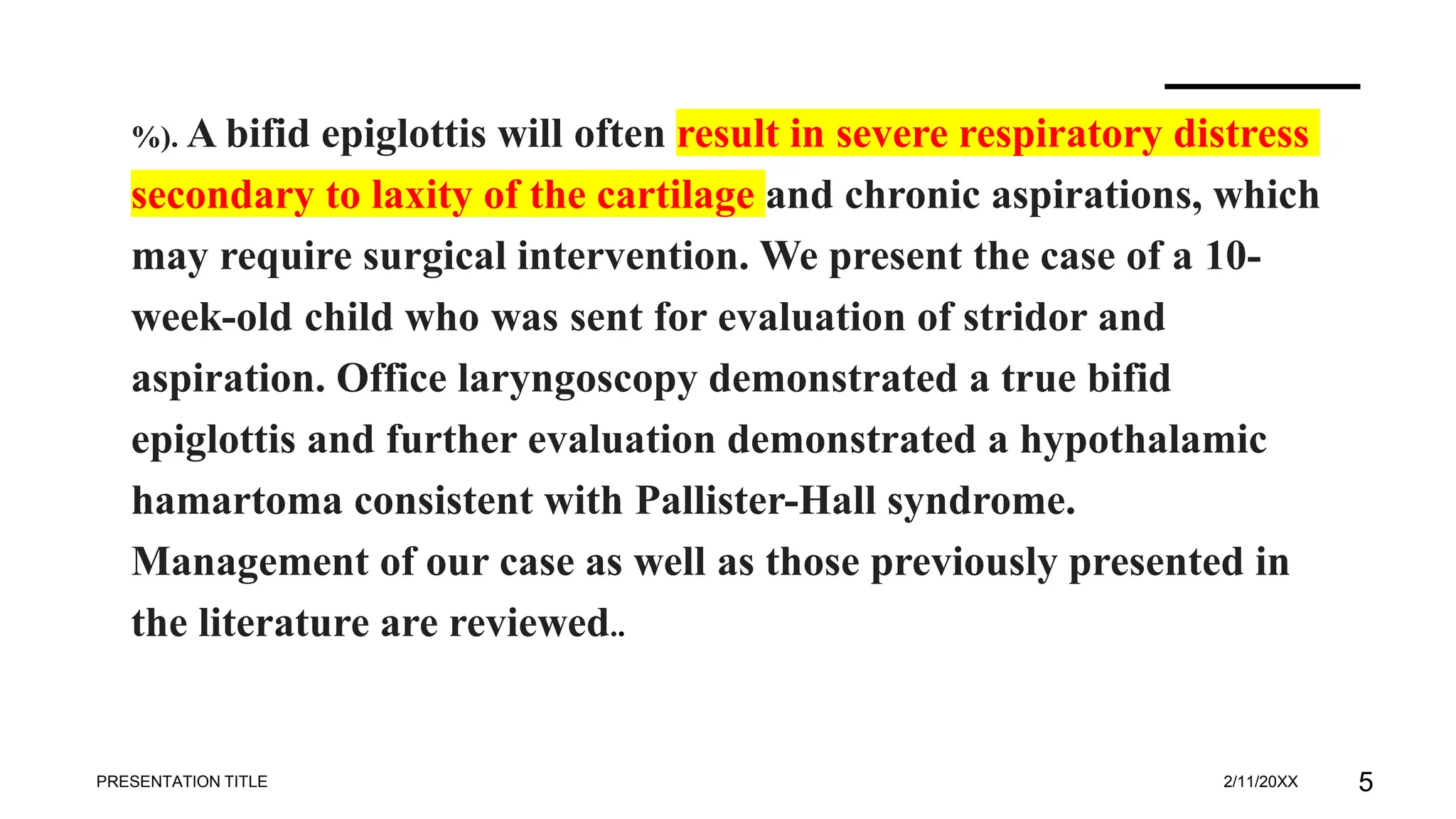 Anomalies of epiglottis case presentation .pptx