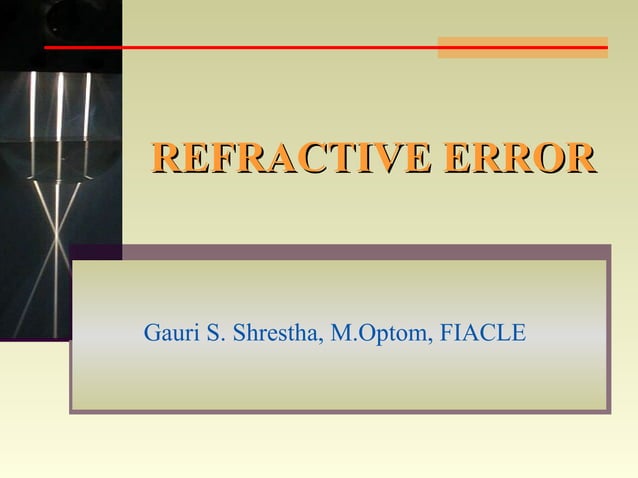 Anomalies of refraction | PPT