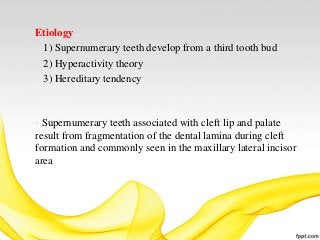 Developmental Anomalies Of Teeth | PPTX