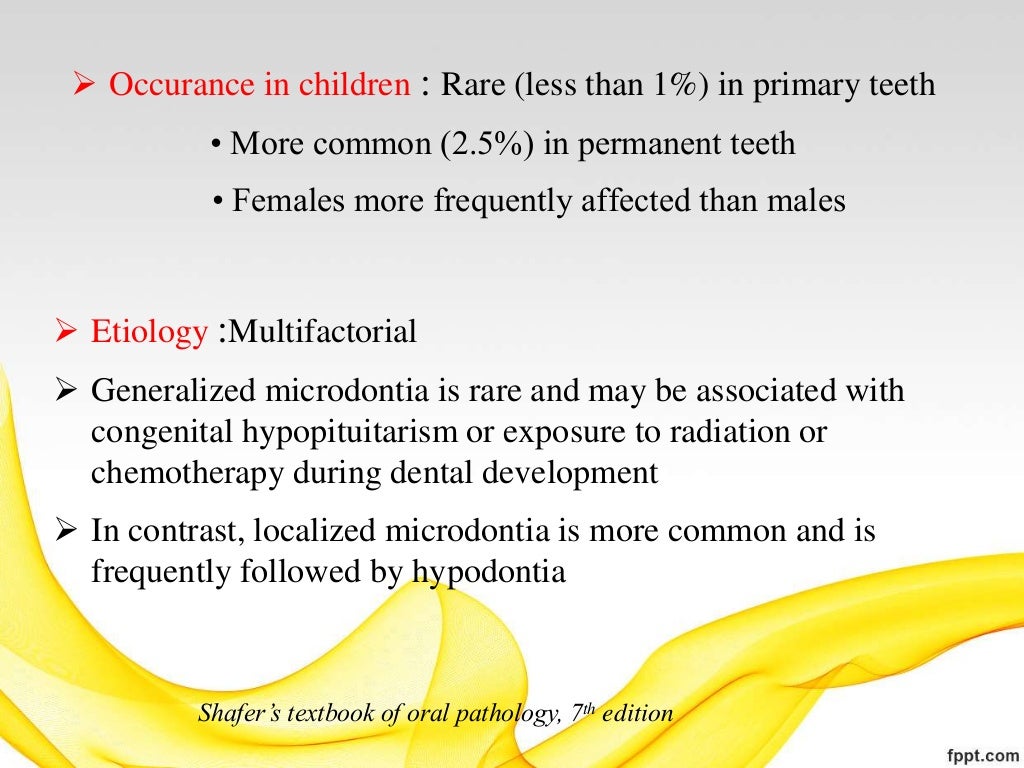 Developmental Anomalies Of Teeth | PPTX