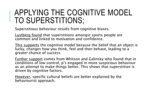 Anomalistic psychology - Superstitions | PPT