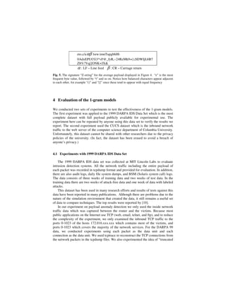 Anomalous payload based network intrusion detection | PDF