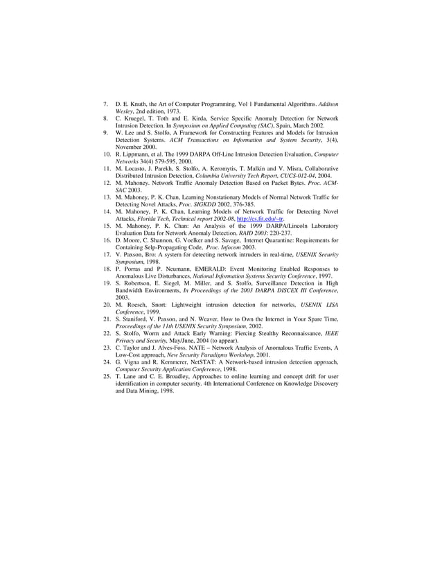 Anomalous payload based network intrusion detection | PDF