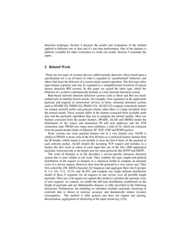 Anomalous Payload Based Network Intrusion Detection Pdf