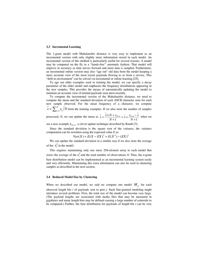 Anomalous payload based network intrusion detection | PDF