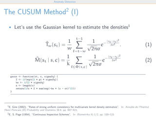 An Introduction into Anomaly Detection Using CUSUM | PPT