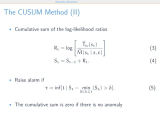 An Introduction into Anomaly Detection Using CUSUM | PPT