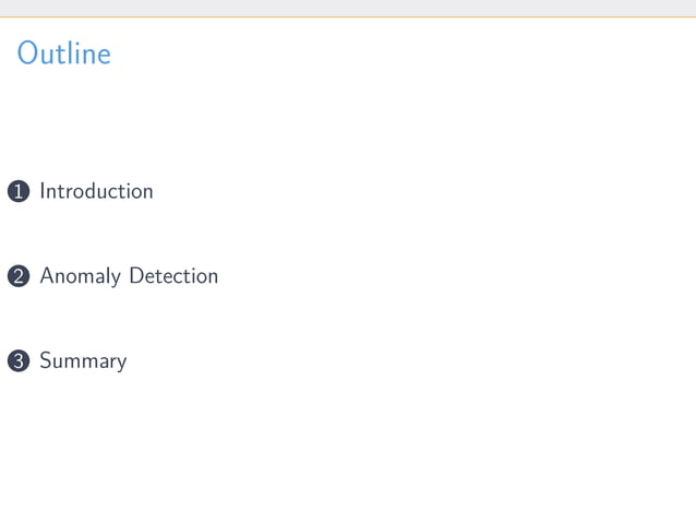 An Introduction Into Anomaly Detection Using Cusum Ppt