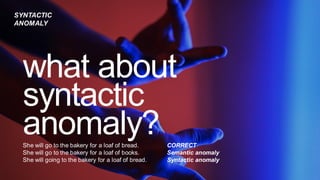 Semantics: Anomaly | PDF
