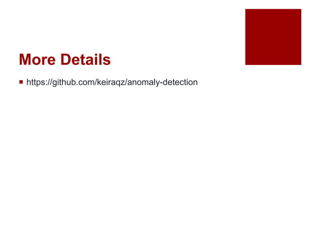 Anomaly Detection Using Spark Mllib And Spark Streaming Ppt