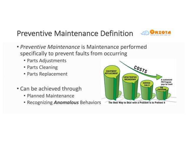 Anomaly Detection for Preventive Maintenance | PPT