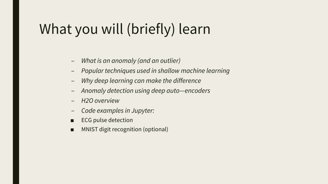 Anomaly Detection using Deep Auto-Encoders | PDF | Artificial Intelligence | Technology & Computing