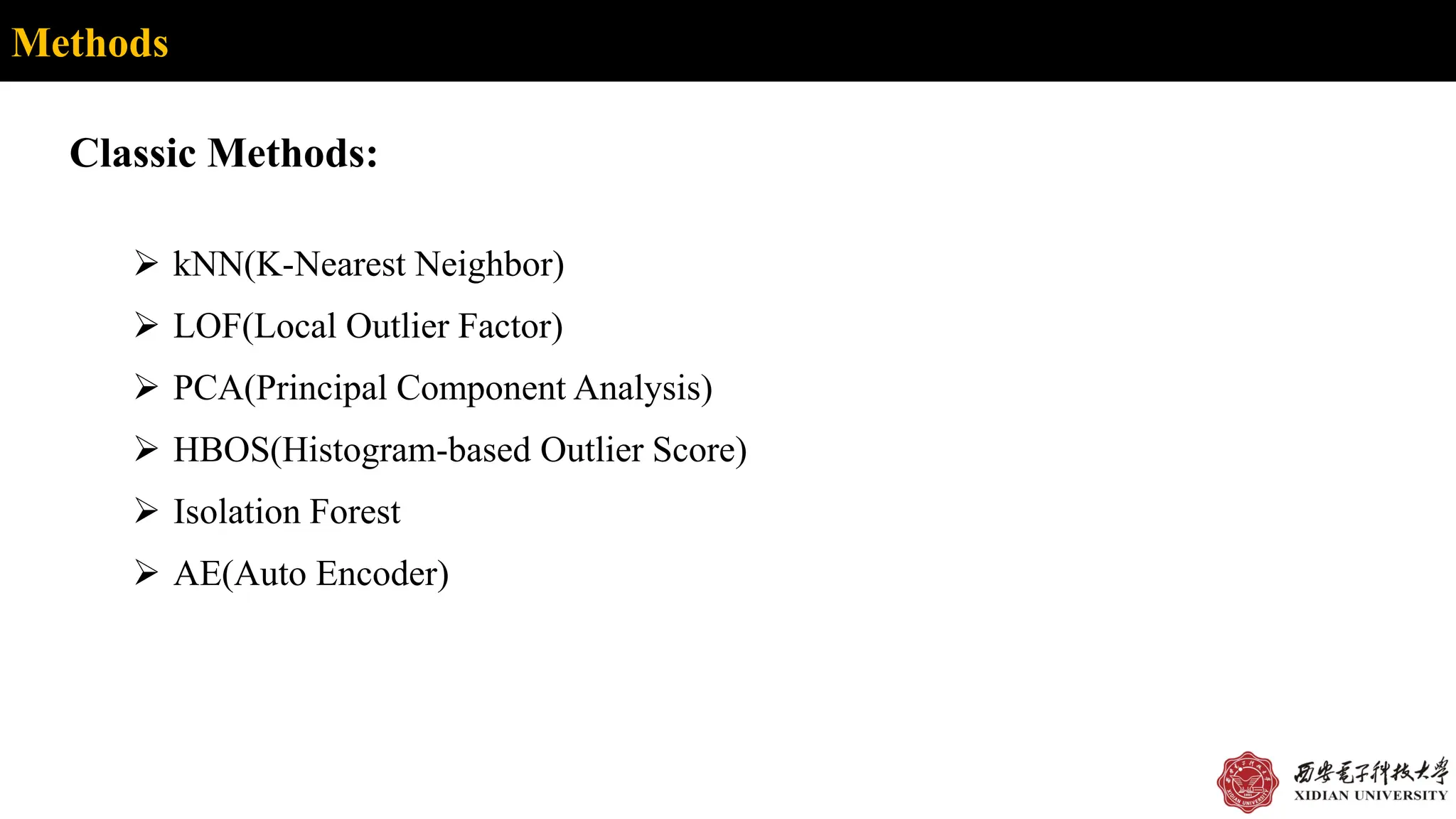 Introduction to anomaly detection methods | PPT