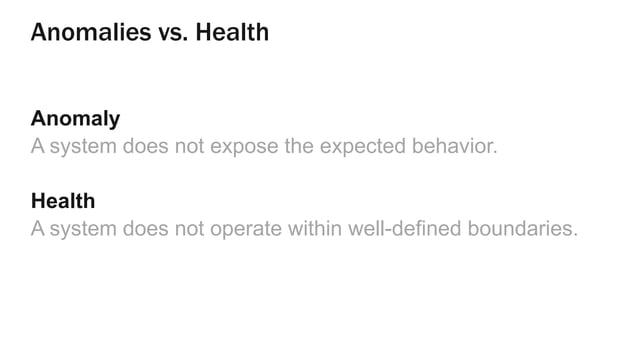 The definition of normal - An introduction and guide to anomaly ...